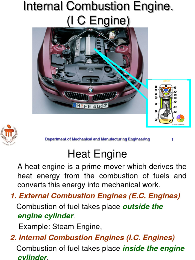 Ic Engines | PDF | Internal Combustion Engine | Diesel Engine