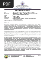 Sample School Gad Activity Design | PDF | Employment | Gender Equality