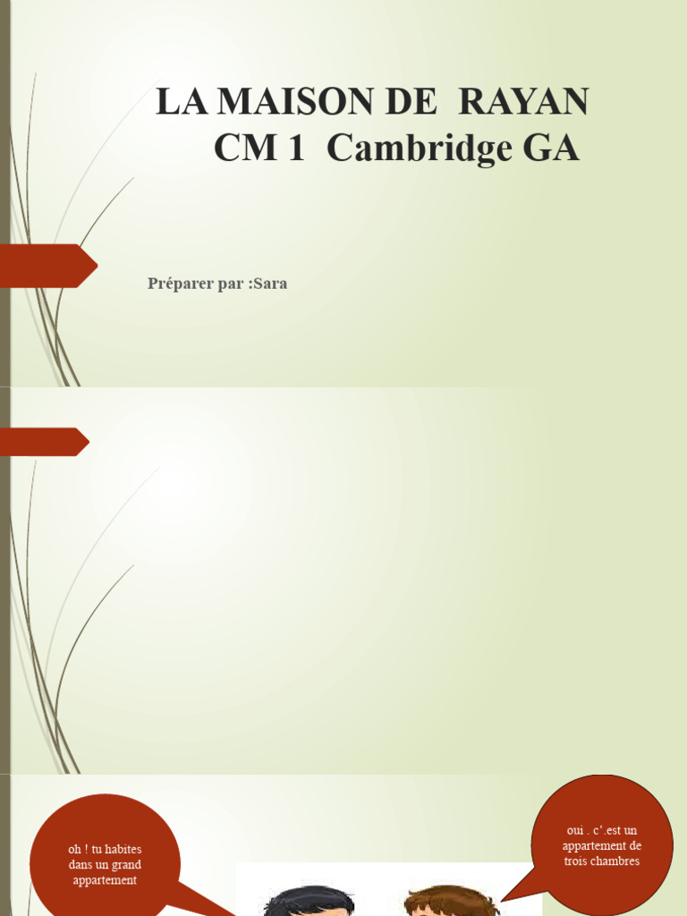 LA MAISON DE RAYAN Sara | PDF