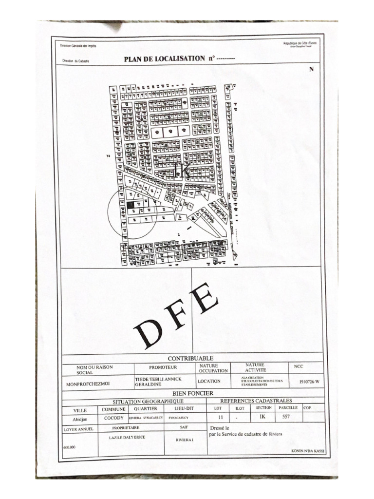 Plan de Localisation | PDF