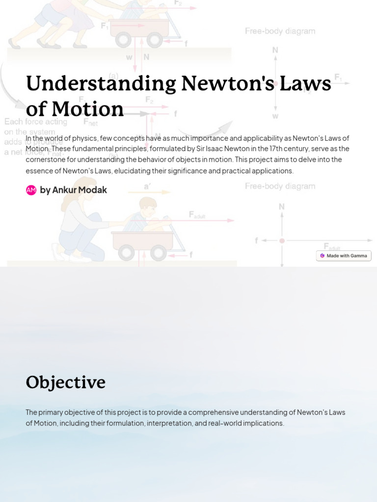 Understanding Newtons Laws of Motion | PDF | Force | Inertia