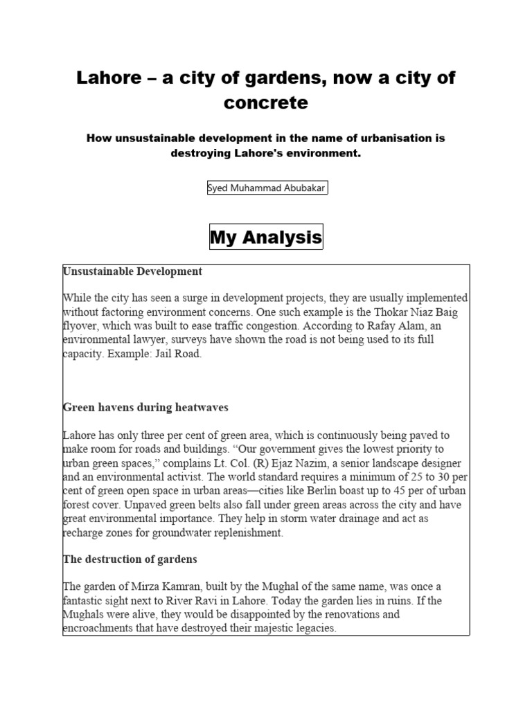 Assignment 3 | PDF | Pollution | Water