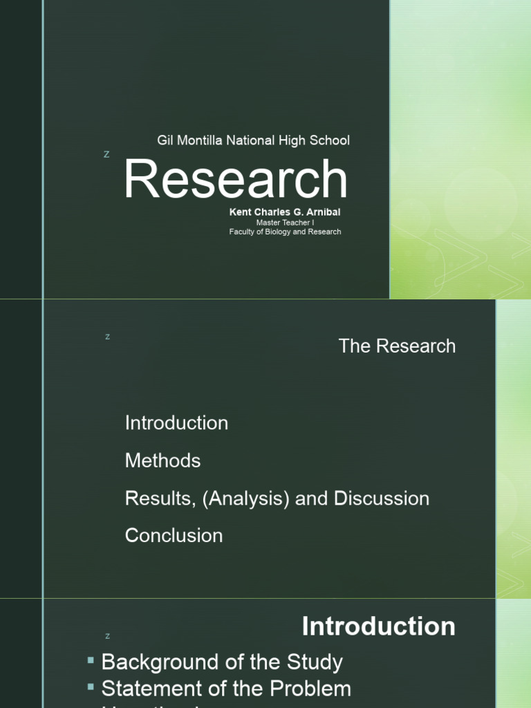 Research Guidelines GMNHS | PDF | Statistics | Data