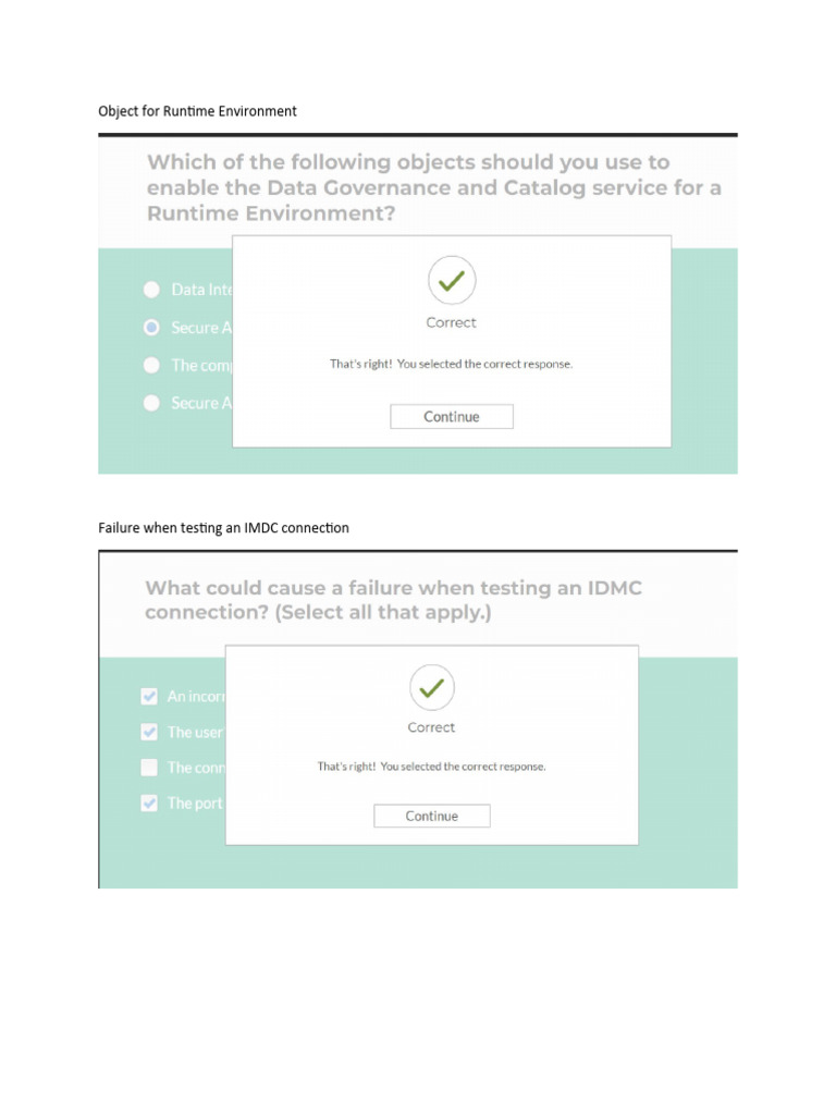Informatica CDGC Final Assesment | PDF