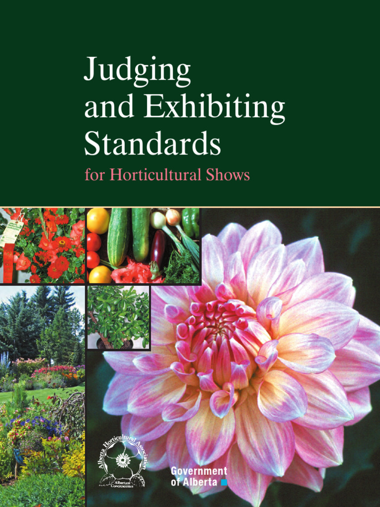 Af Judging Exhibiting Standards Horticultural Shows | PDF | Flowers ...