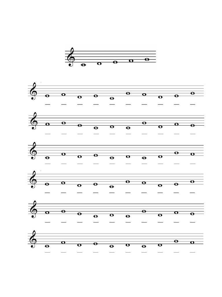 G Clef | PDF