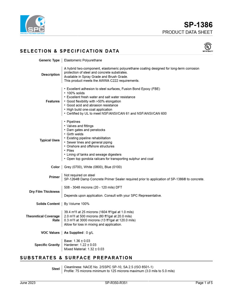 SP-1386 Jun 2023 | PDF | Sodium Chloride | Chloride