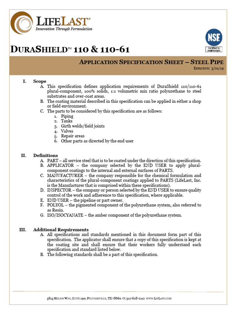 Durashield 110 61 | PDF | Polyurethane | Abrasive