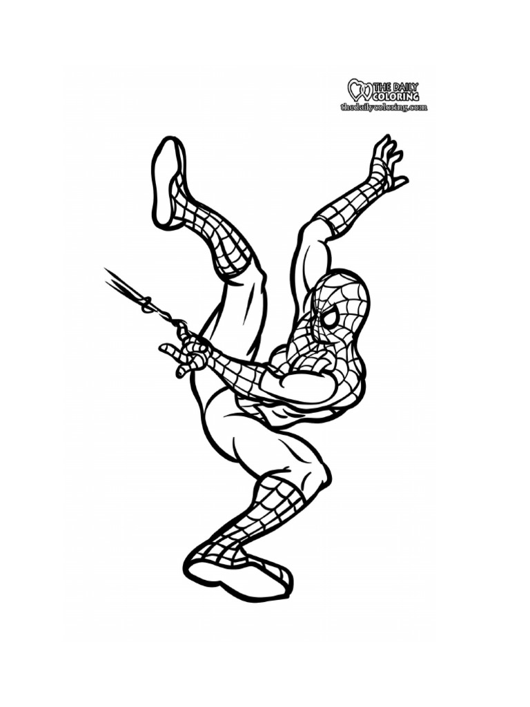Spiderman Coloring Pages | PDF