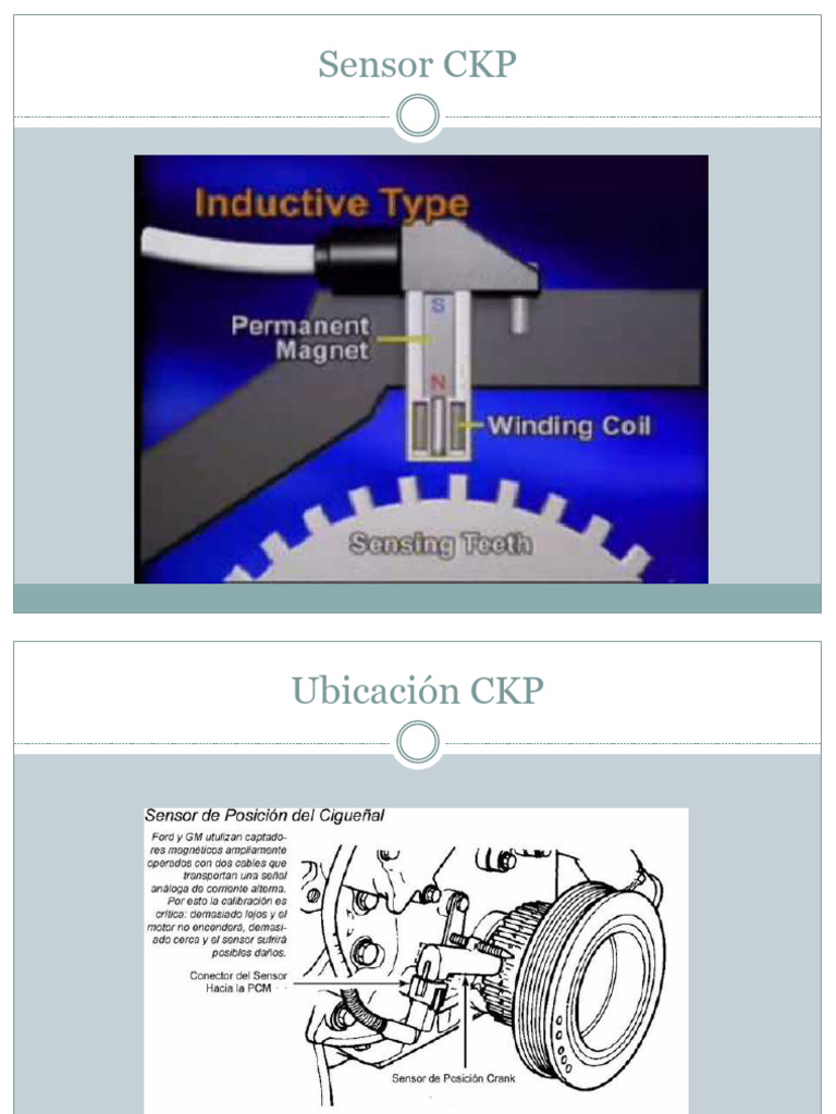 Ubicación y Función de Sensores CKP y CMP | PDF