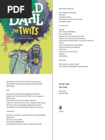 The Twits - Chapter Summaries and Chapter Titles | PDF