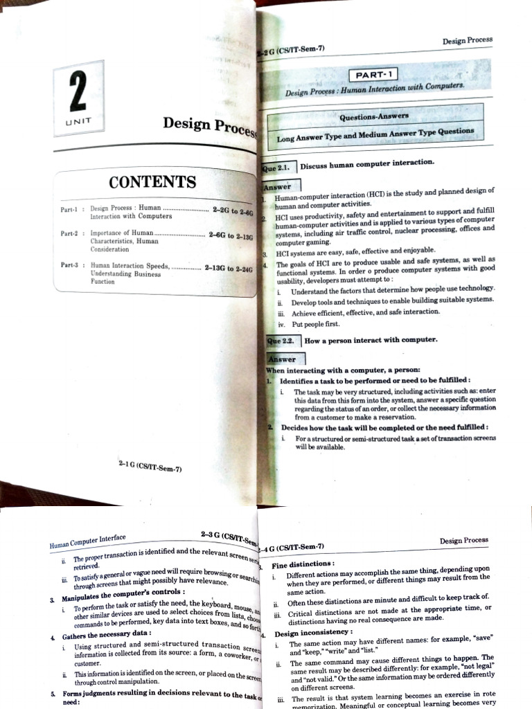 Unit 2 Hci | Download Free PDF | Human–Computer Interaction | Memory