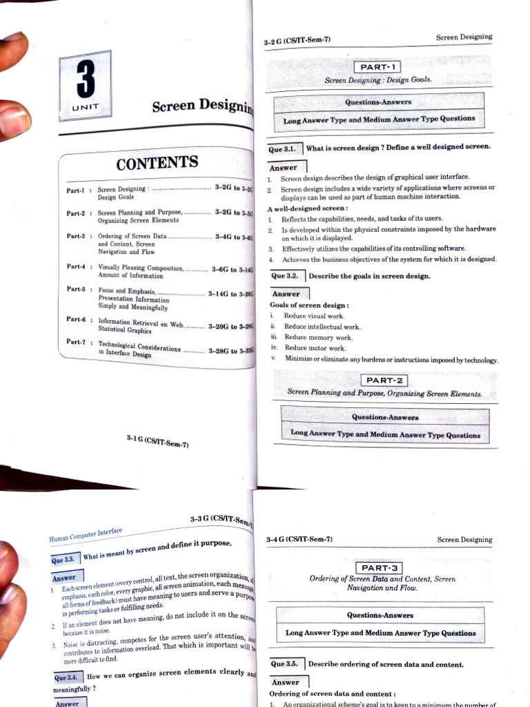 Unit 3 Hci | PDF | Symmetry | Graphical User Interfaces