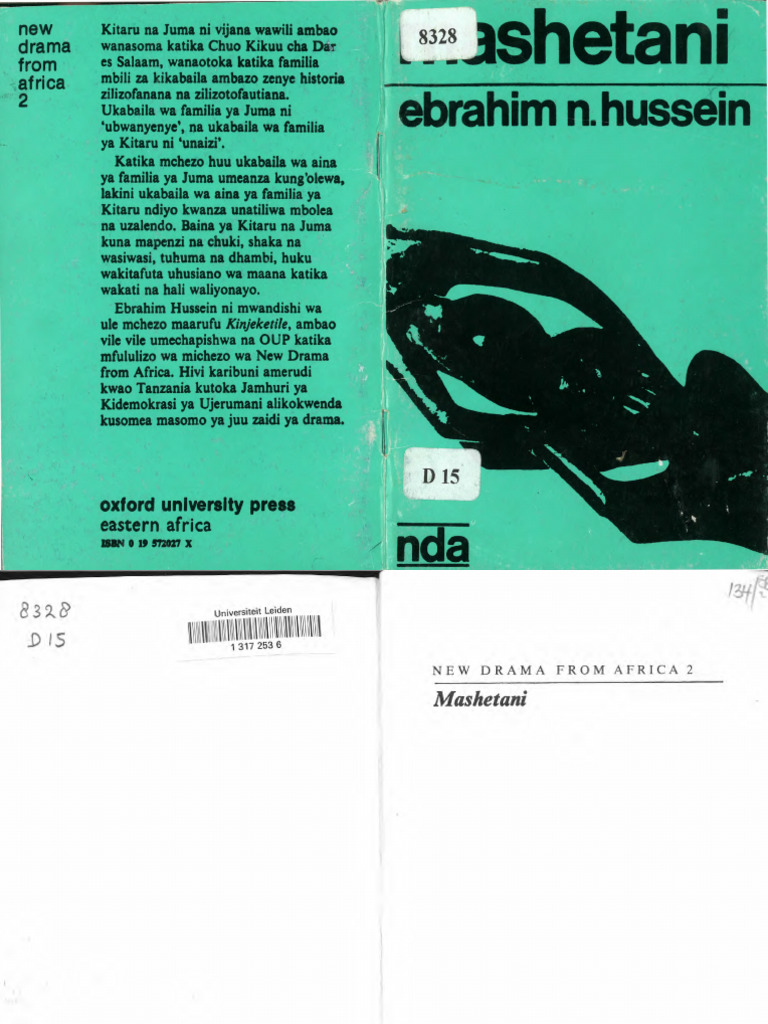 Mashetani: A Drama of Conflict | PDF | African Literature | Africa