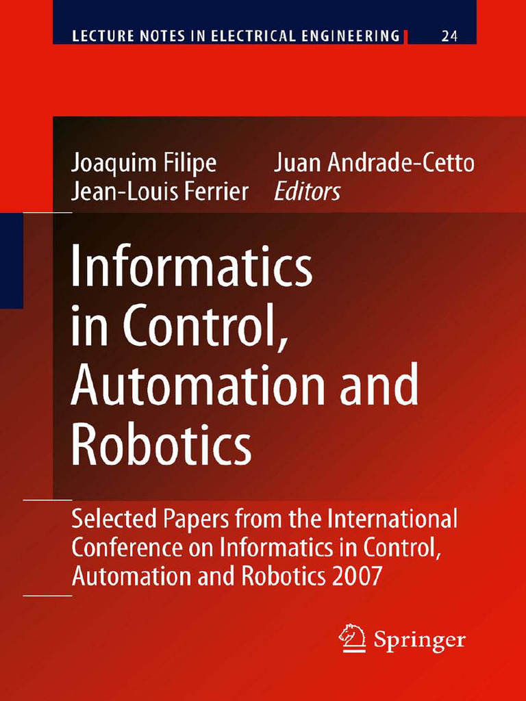Franco Informatics in Control, Automation and Robotics | PDF | System | Human Factors And Ergonomics
