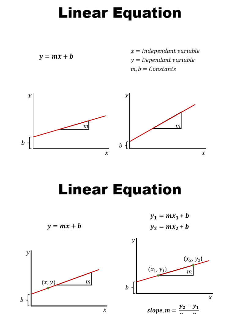 Linear Equation | PDF
