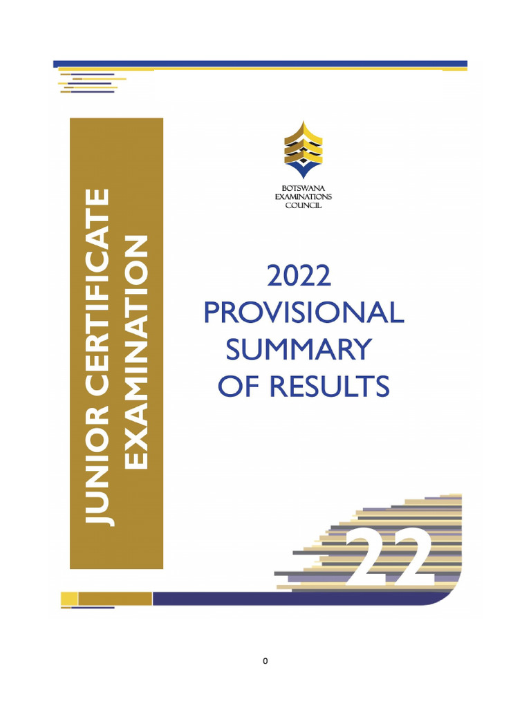2022 JCE Provisional Results Overview | PDF | Multiple Choice | Image ...