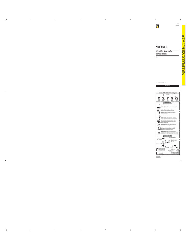 DIAGRAMA C18 AR3 M01585670001Sistema Elétrico Do Grupo Gerador C15 e ...
