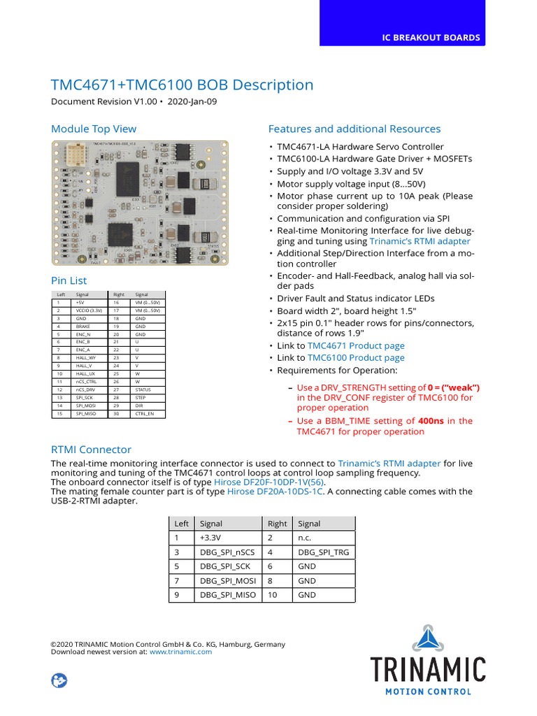 TMC4671 | PDF | Manufactured Goods | Computer Engineering