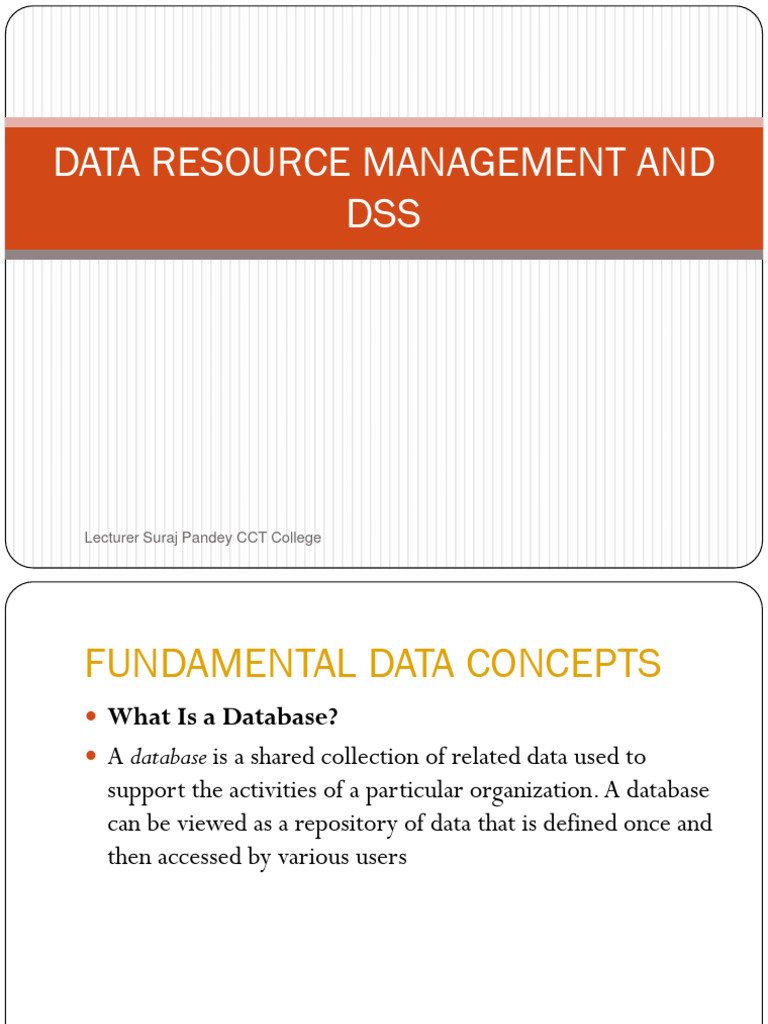 Unit Ivdata Resource Management and Dss | PDF | Databases | Data Mining
