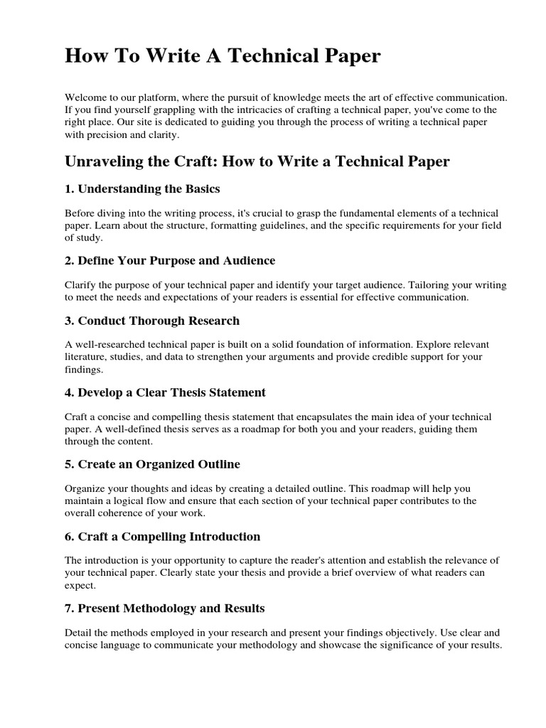 How To Write A Tutorial Article