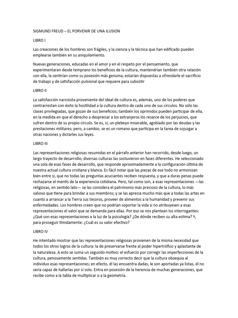 Freud: Ilusión y Religión | PDF | Dios | Razón