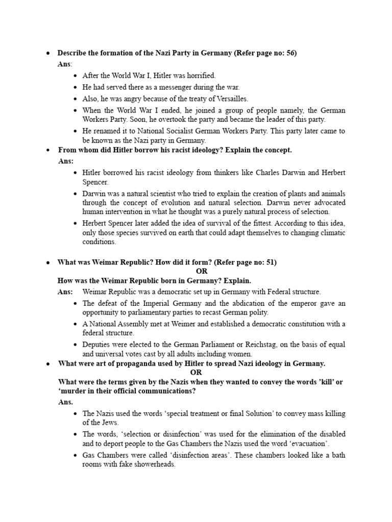 Social | PDF | Weimar Republic | Nazi Germany