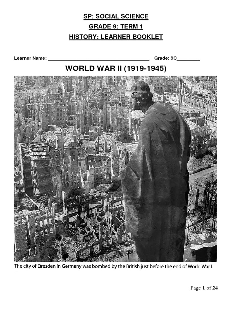 Grade 9 Social Sciences History | PDF | Nazi Germany | Extermination Camp