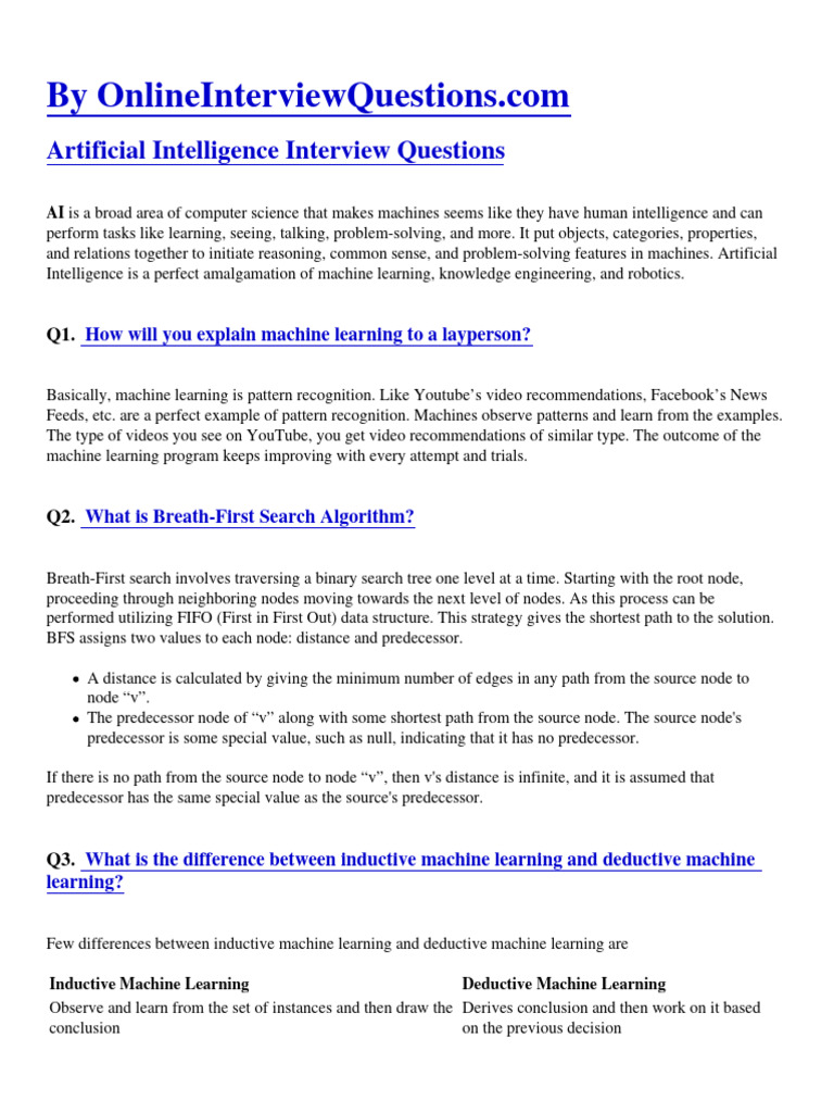 AIR-questions | PDF | Machine Learning | Statistical Classification