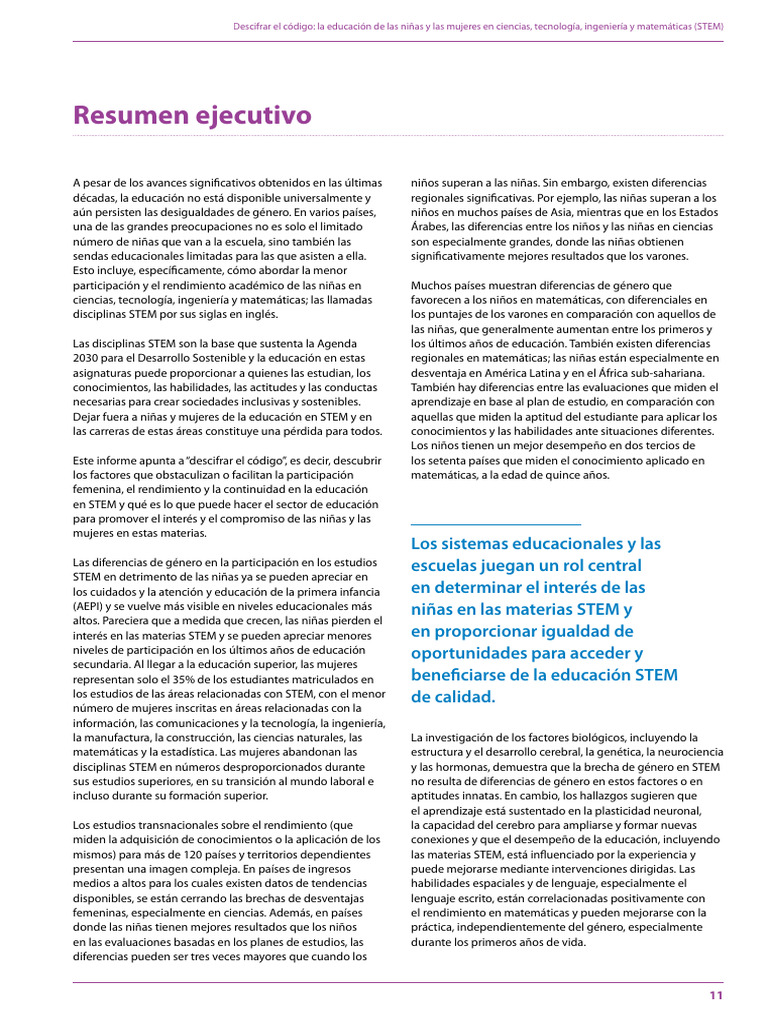 Descifrar El Código (UNESCO, 2019) (Resumen) | PDF | Ciencia ...