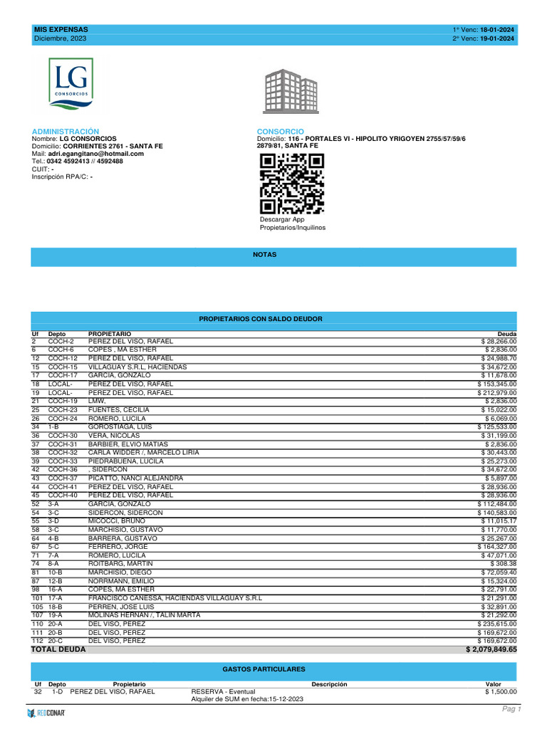116 - PORTALES VI - HIPOLITO YRIGOYEN 27-08-01-2024-14_25_53 | PDF | Bienes manufacturados | Valores