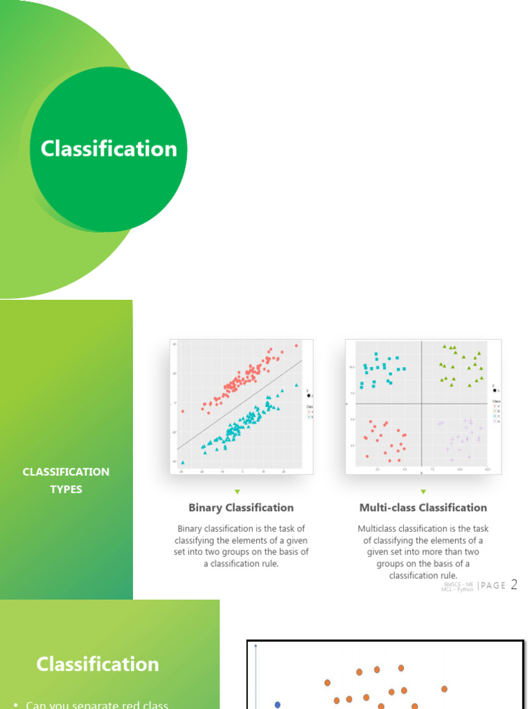 2 Classification | PDF | Statistical Classification | Sensitivity And ...