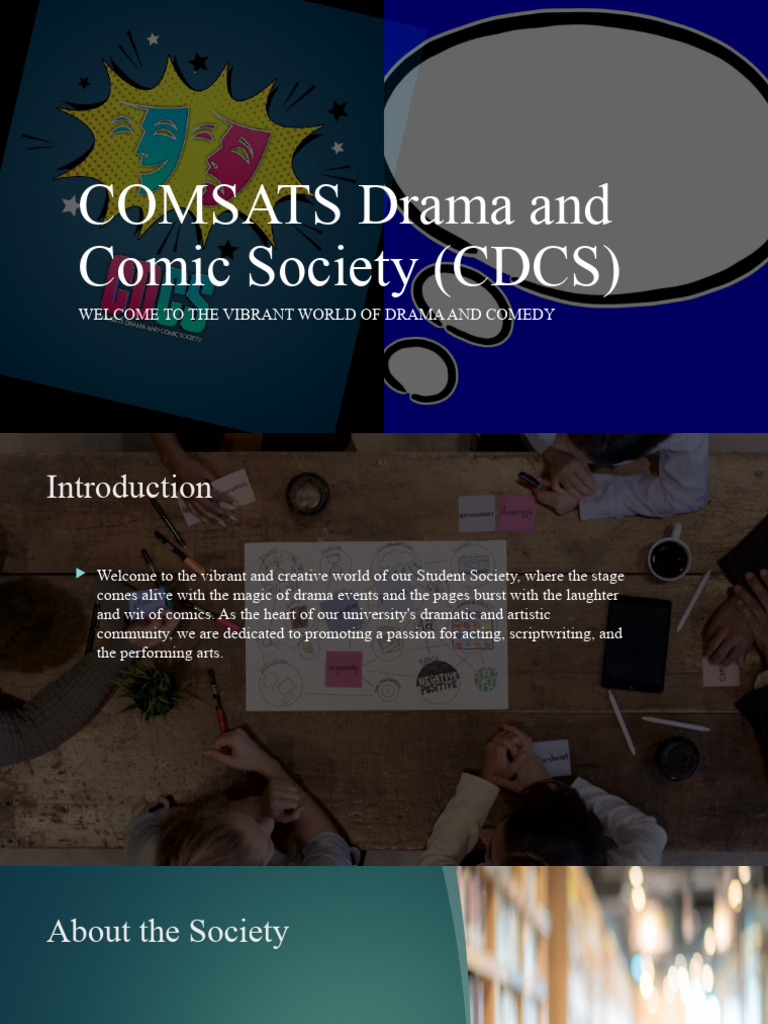 COMSATS Drama and Comic Society (CDCS) | PDF | Comedy