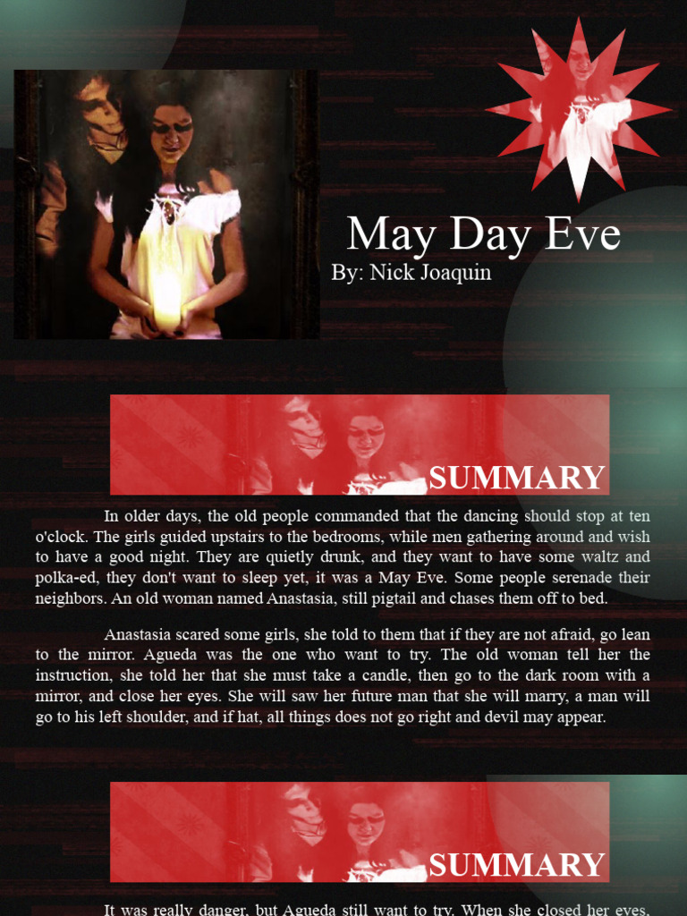 May Day Eve | PDF | Narration | Love
