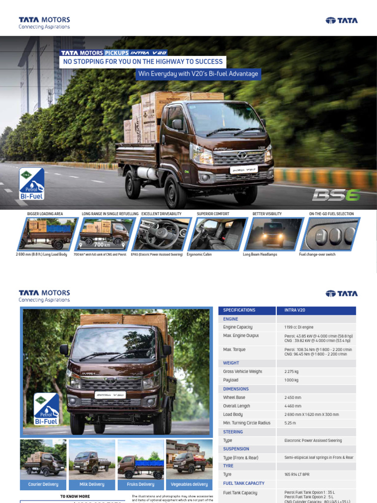 Intra V20 Brochure Low | PDF | Steering | Tanks