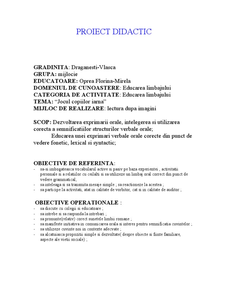 Lectura Dupa Imgini | PDF