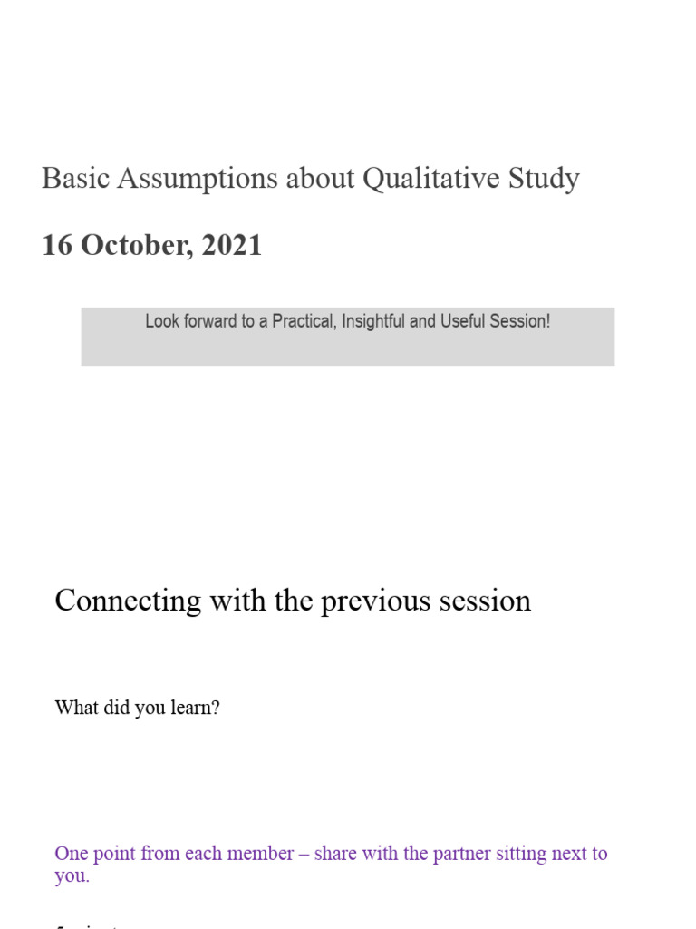 QRM 2 | PDF | Methodology | Positivism