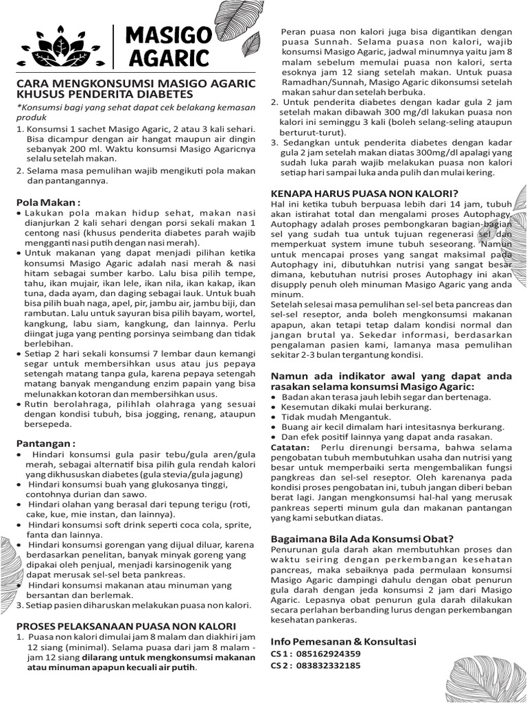 F4 Revisi 7 Kertas Petunjuk Masigo Agaric | PDF