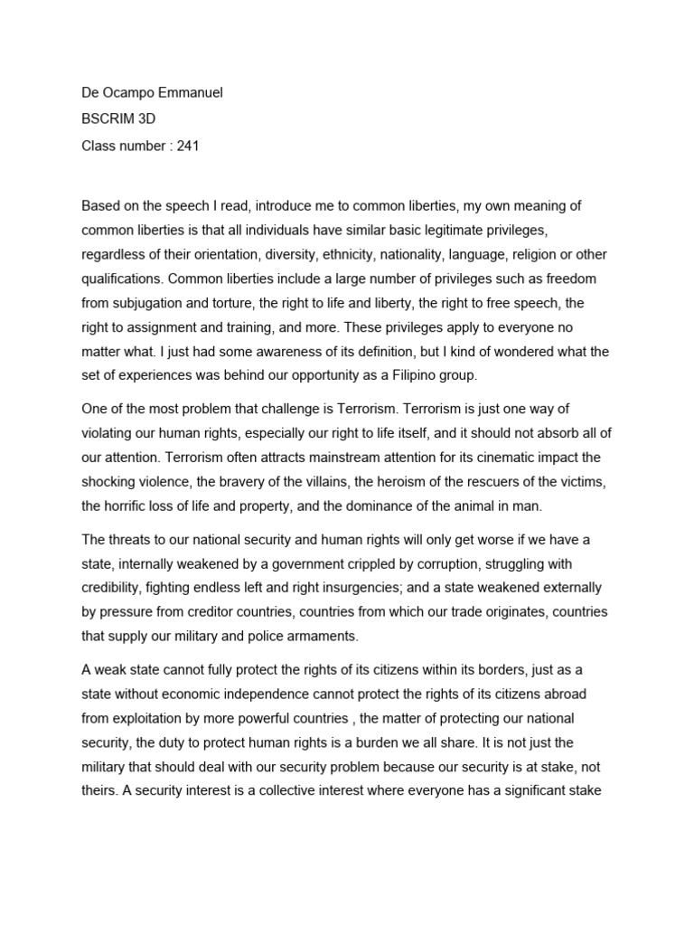 CLJ 2 | PDF | Human Rights | Rights