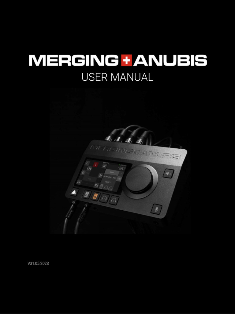 MERGING+ANUBIS User Manual | PDF | Computer Network | Electrical Connector