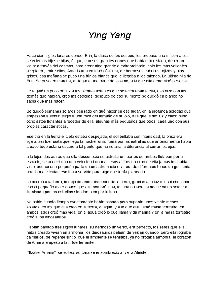 Ying Yang | PDF | Luna | Dom