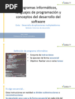 Lenguaje Informático | PDF | Lenguaje de programación | Compilador