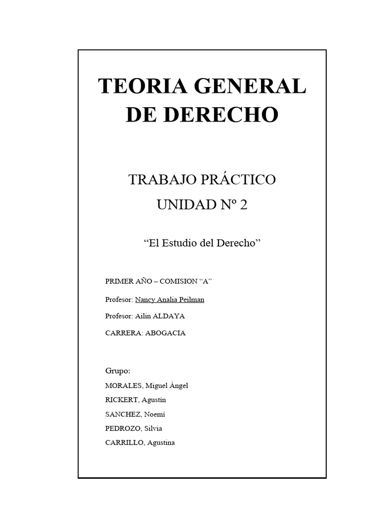 Trabajo TGD | PDF | Violación | Judicaturas