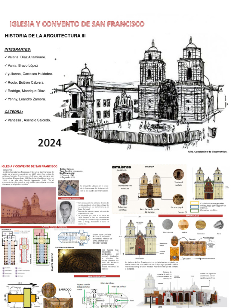 Iglesia y Convento de San Francisco | PDF | Diseño arquitectonico ...
