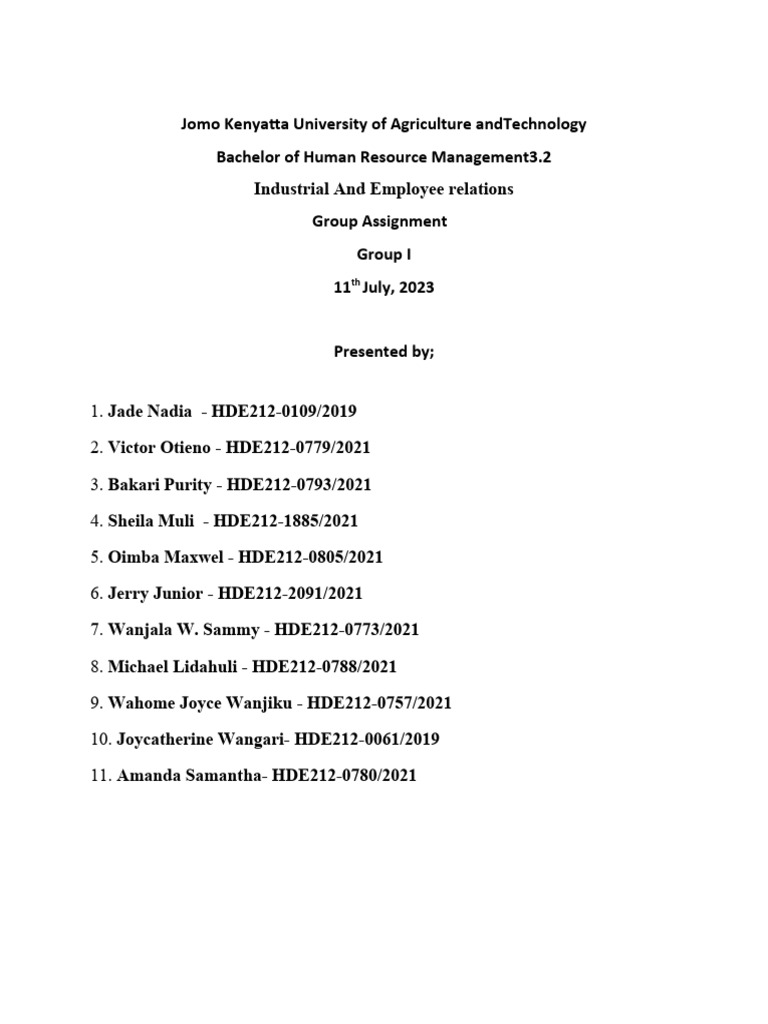 Industrial and Employee Relations Group 8 Assgn | PDF | Mediation | Alternative Dispute Resolution