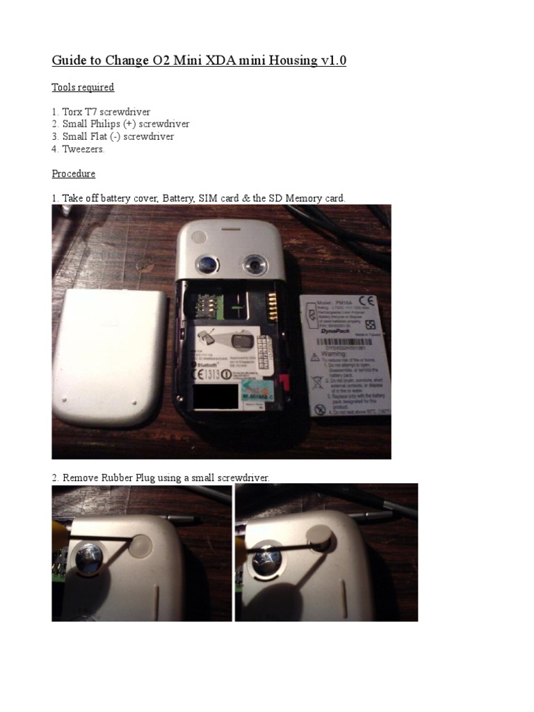 O2 Mini Housing Replacement | PDF | Equipment | Electronics