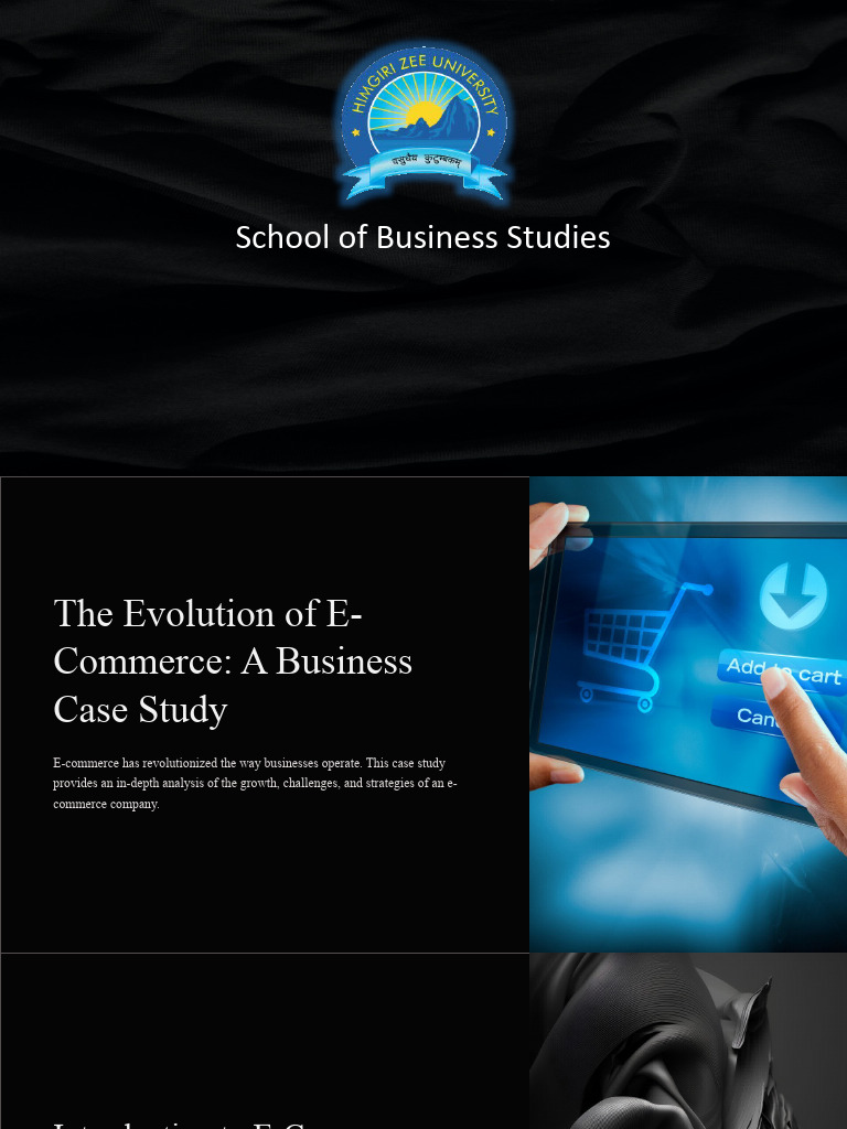 The Evolution of E Commerce A Business Case Study | PDF | E Commerce | Retail