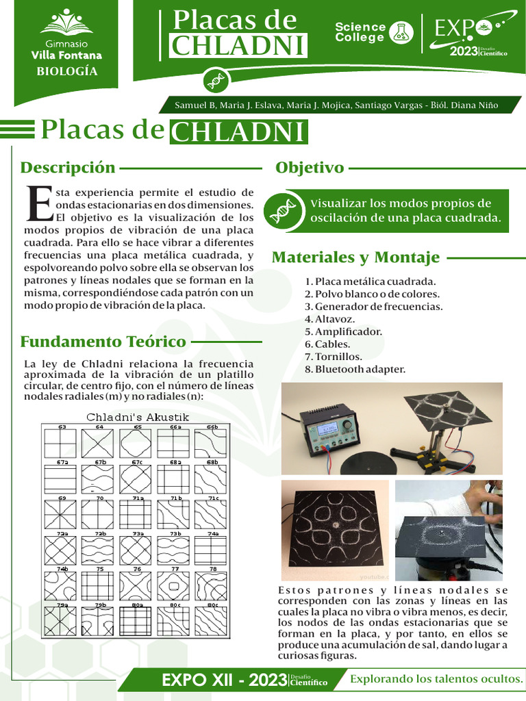 Visualización de Líneas Nodales en Placas | PDF | Frecuencia | Mecanica ...