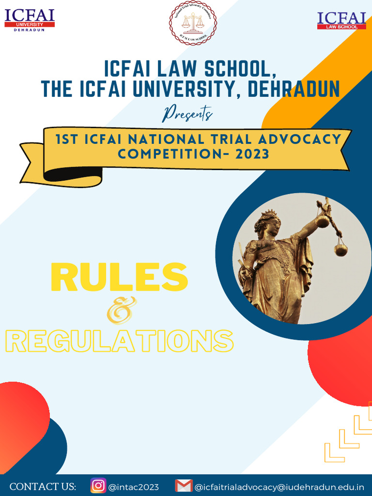 INTAC Rules _ Regulations | PDF | Cross Examination | Prosecutor