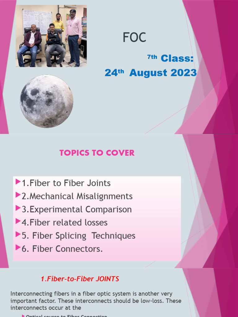 Foc 7 24-09-23 | PDF | Optical Fiber | Electrical Connector